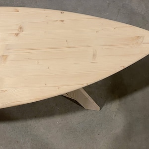 Surf-inspired Coffee Table Unique Surfboard Shape for Coastal Living - Etsy