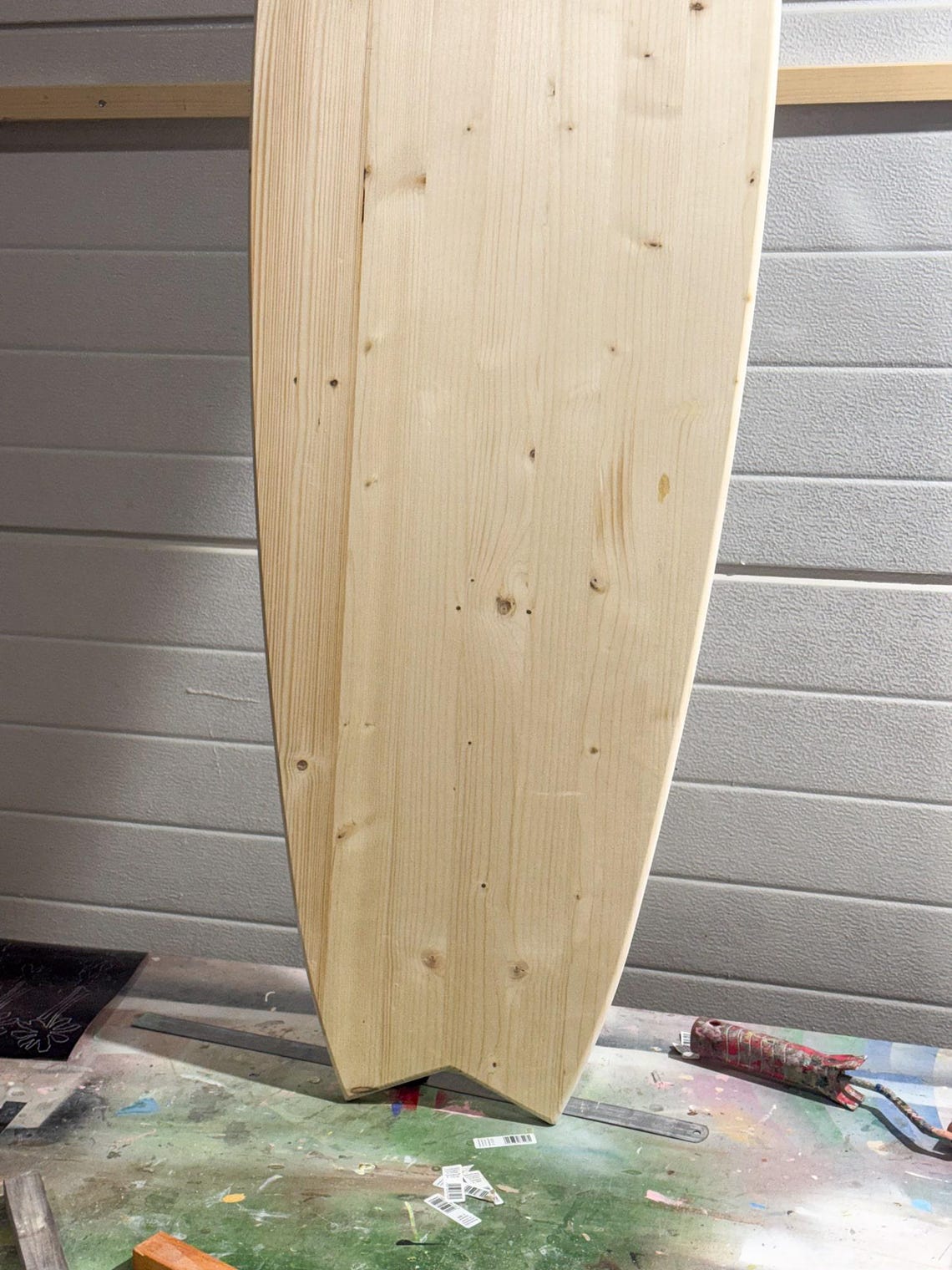 DIY Pine Wood Surfboard Beach Wall Decor: Blank Raw Unfinished Canvas ...