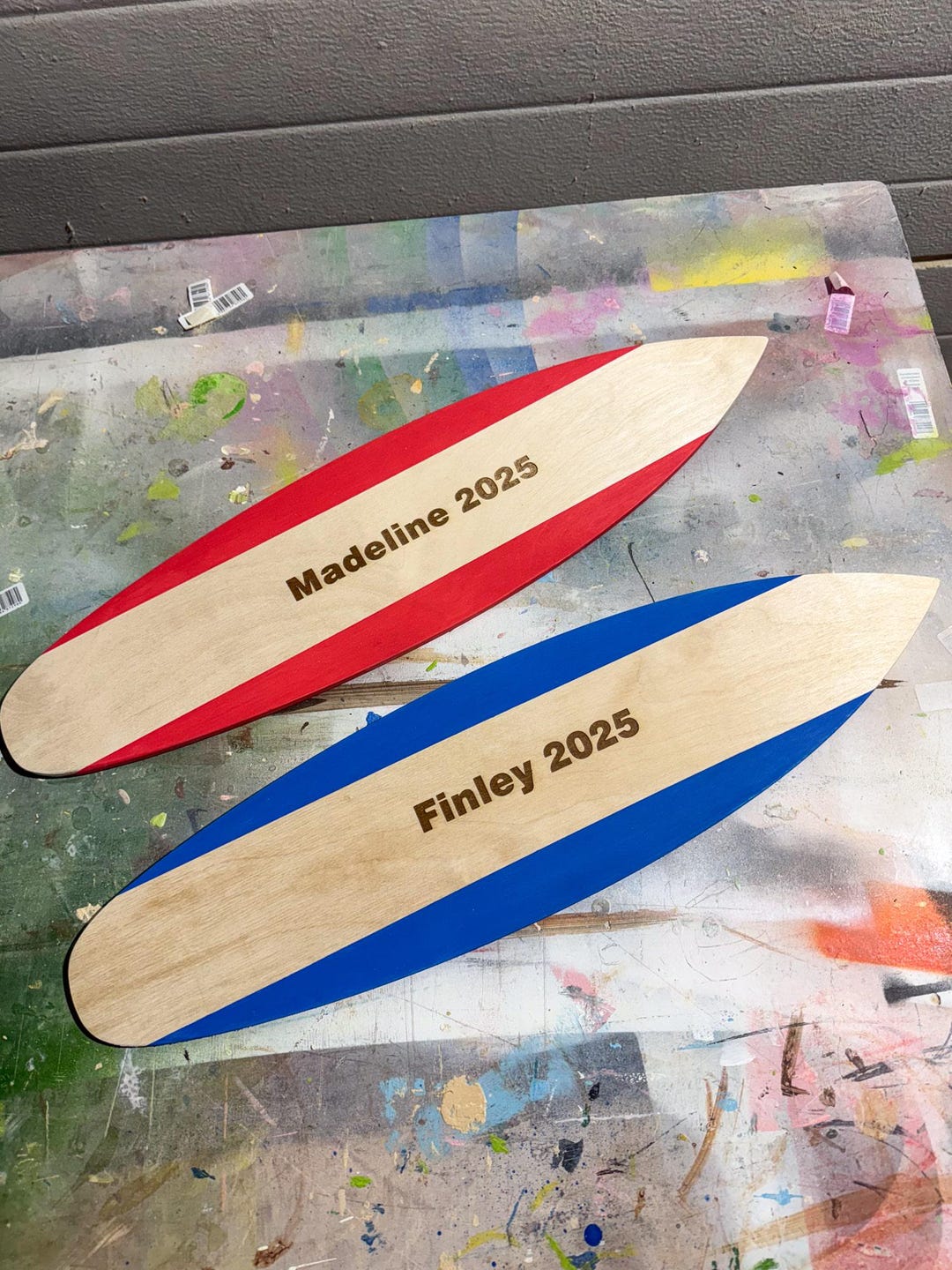 Handcrafted Wooden Mini Surfboard Custom Wall Decor - Etsy