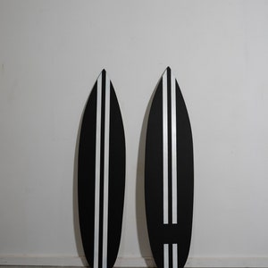 Wooden Black Surfboard Decor 1 Meter Wall Art - Etsy