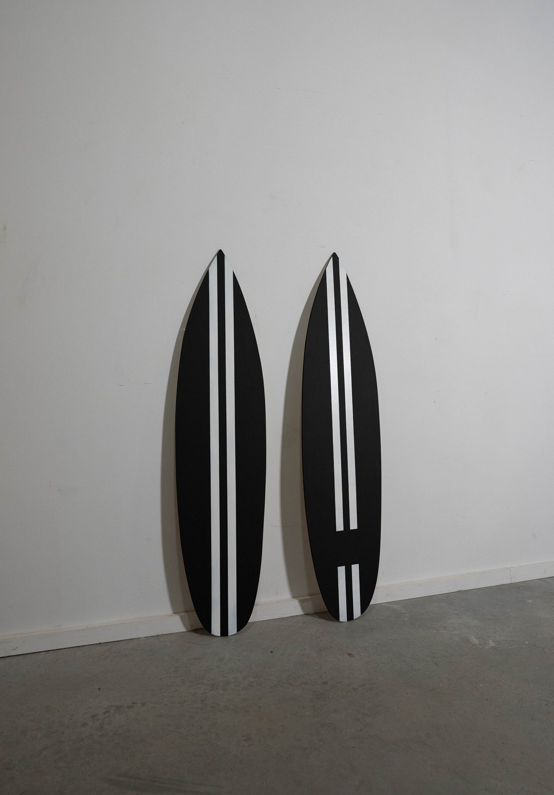 Wooden Black Surfboard Decor 1 Meter Wall Art - Etsy