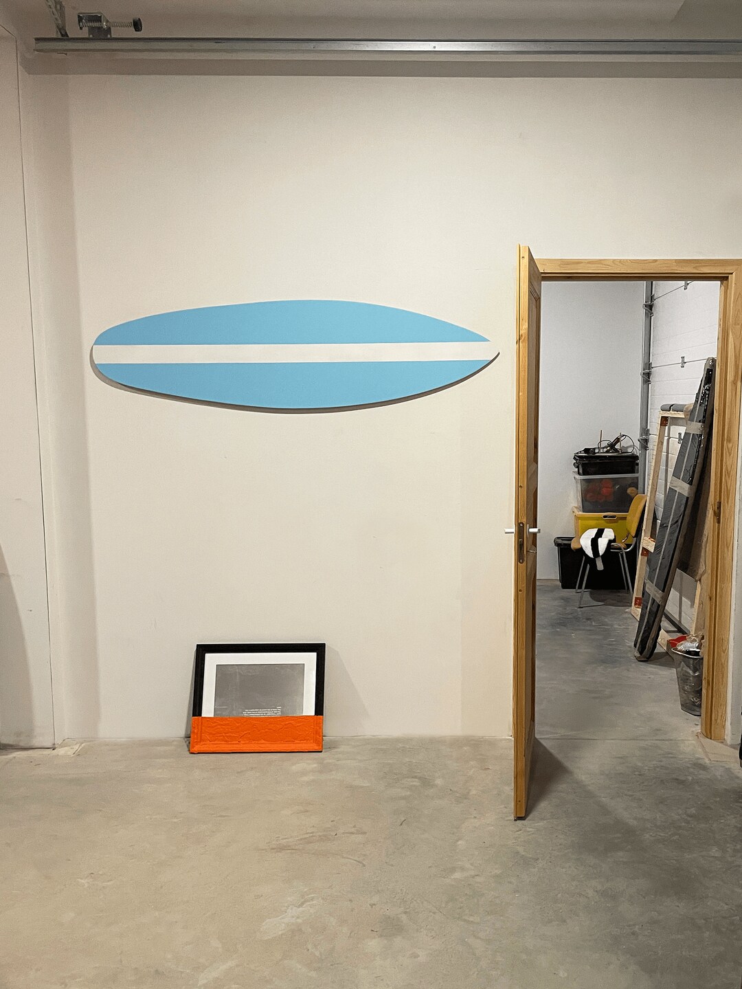 Wooden Decorative Light Blue Surfboard 180 Cm Wall Art - Etsy