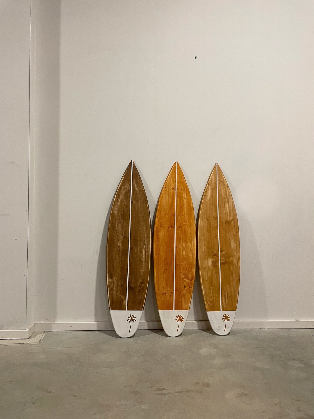 Wooden Vintage Decorative Surfboard Wall Art Surfbrett Deko Planche De ...