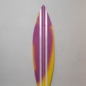 Wooden Surfboard Wall Art Gradient Decor - Etsy