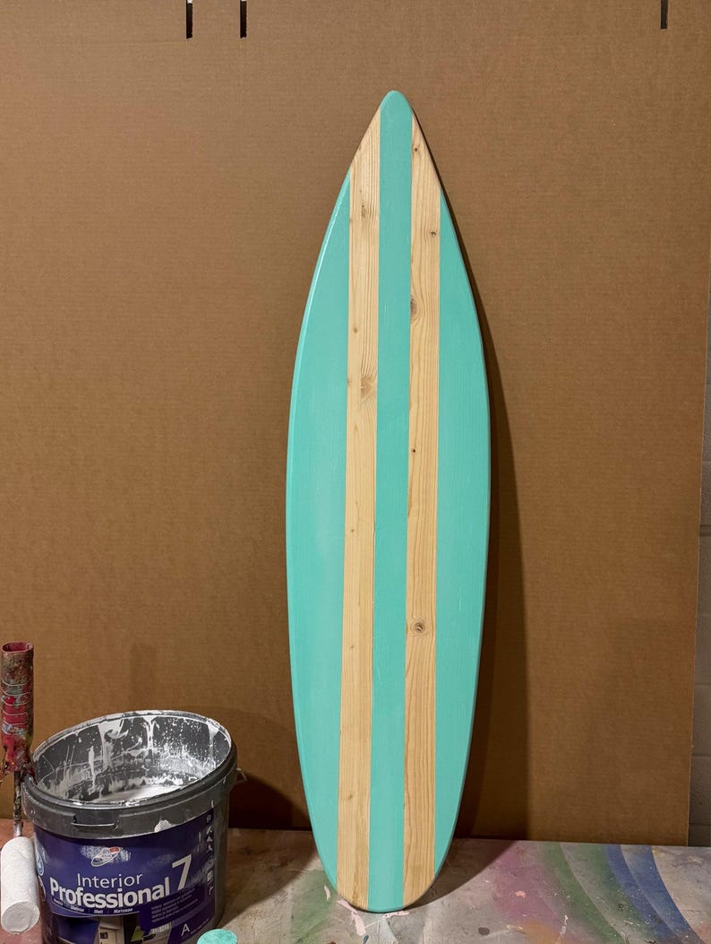 Wooden Custom Decorative Surfboard Wall Art for Business Stand Cafe Bar ...