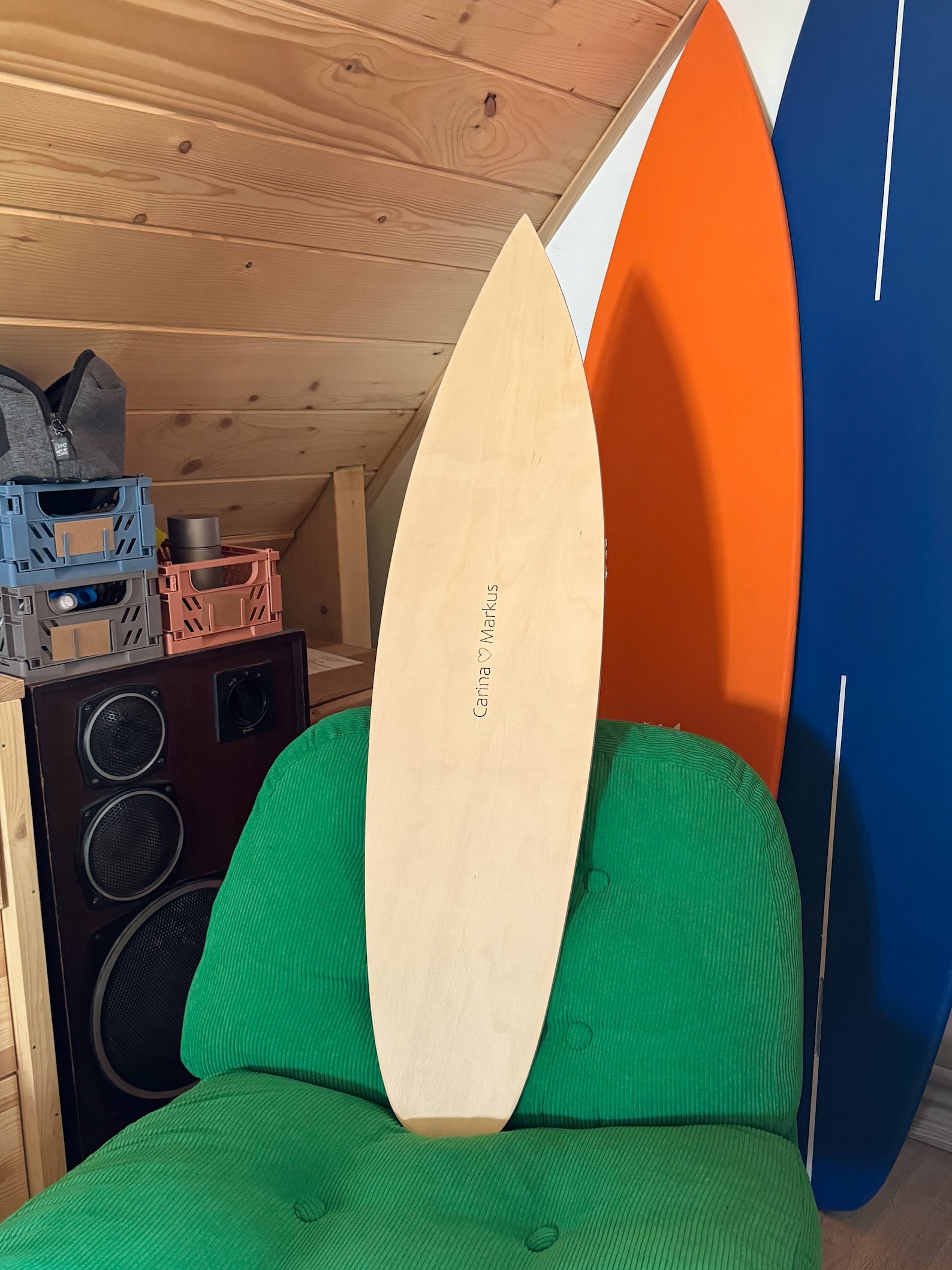 Raw Unpainted Wooden Unfinished Wood Surfboard for DIY Projects Wall ...