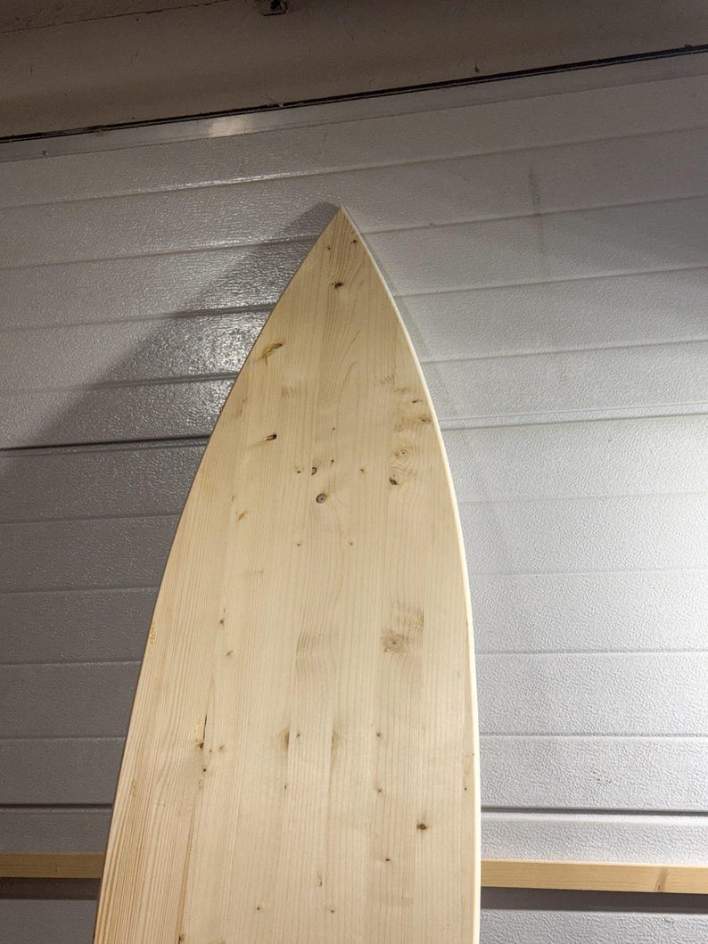 DIY Pine Wood Surfboard Beach Wall Decor: Blank Raw Unfinished Canvas ...