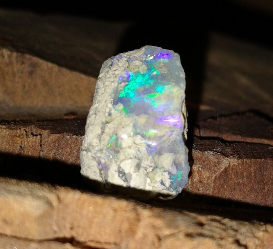 NATURAL ETHIOPIAN OPAL 5 Ct Raw Material Rough Opal Multi Fire Opal ...