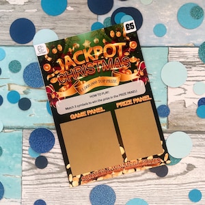 Christmas Scratchcard, Scratch and Win Gift, Personalised Surprise Trip ...