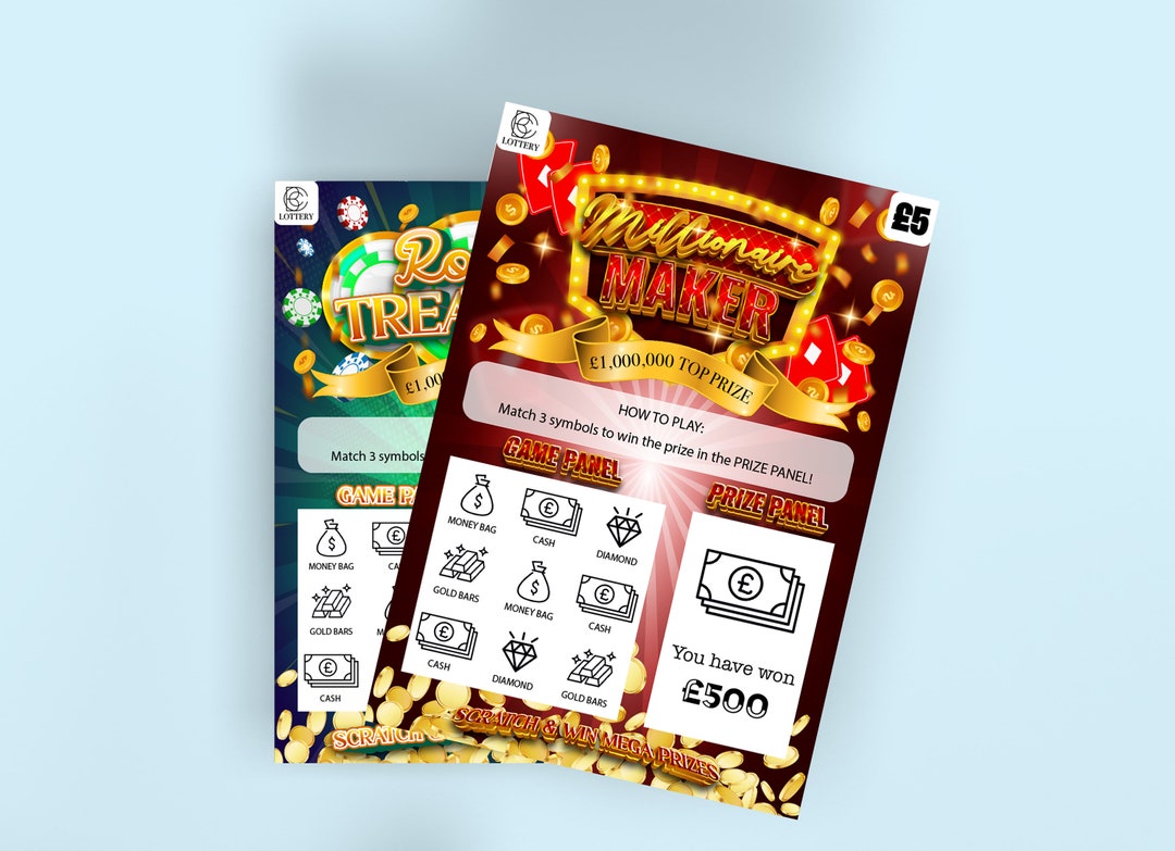 Money Scratchcard Scratch to Reveal Surprise Cash Reveal for - Etsy