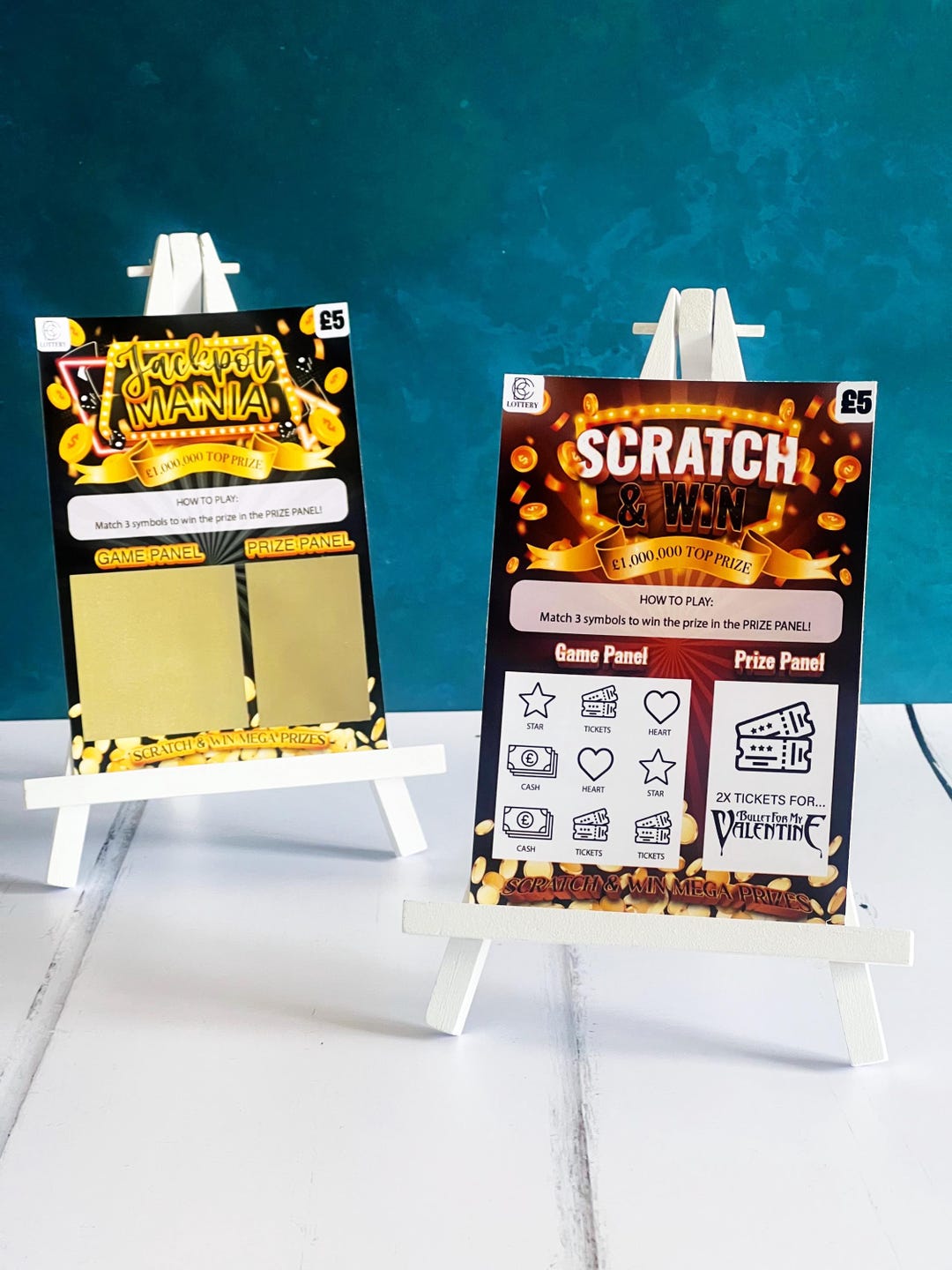 Gig Scratchcard, Scratch to Reveal Concert, Surprise Tickets Reveal for ...
