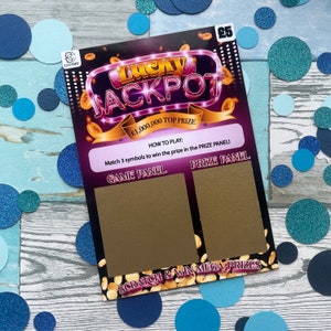Holiday Scratchcard, Scratch to Reveal Vacation, Surprise Trip Reveal ...