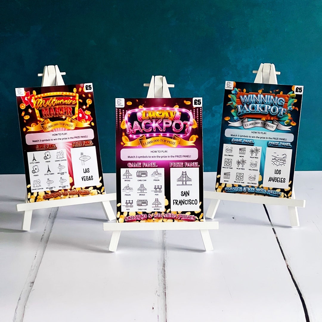 Custom Scratchcard, Scratch to Reveal Gift, Personalised Surprise Trip ...