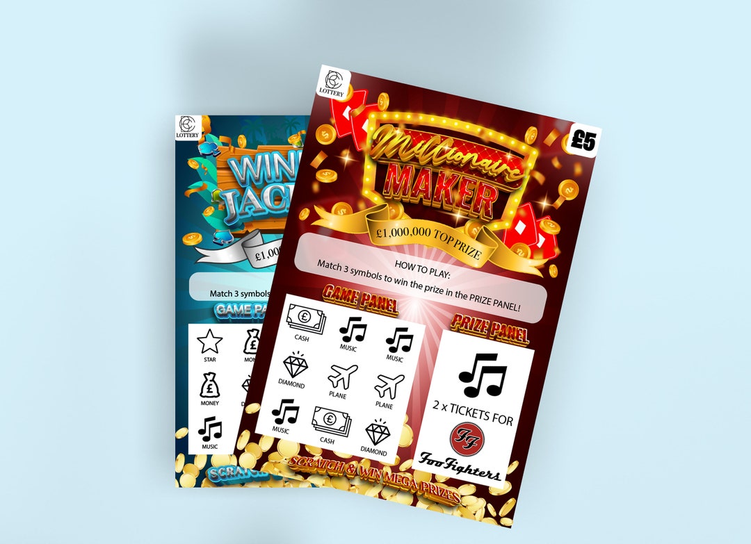Gig Scratchcard, Scratch to Reveal Concert, Surprise Tickets Reveal for ...