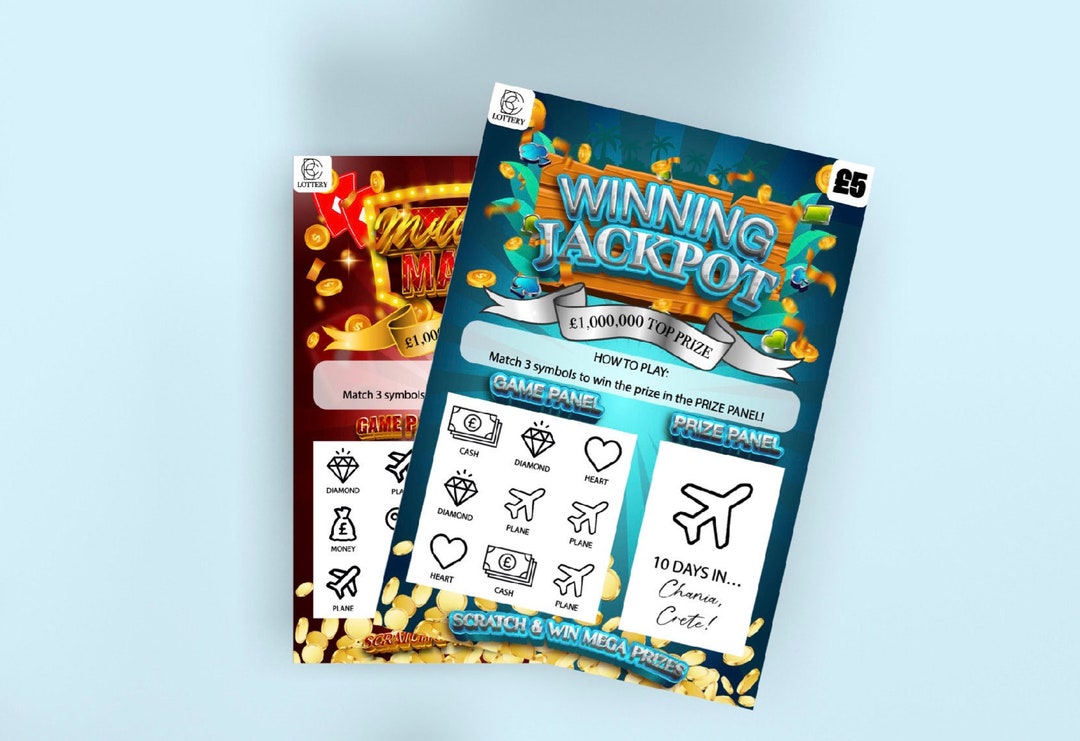 Holiday Scratchcard, Scratch to Reveal Vacation, Surprise Trip Reveal ...