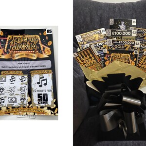 Custom Scratchcard, Scratch to Reveal Gift, Personalised Surprise Trip ...