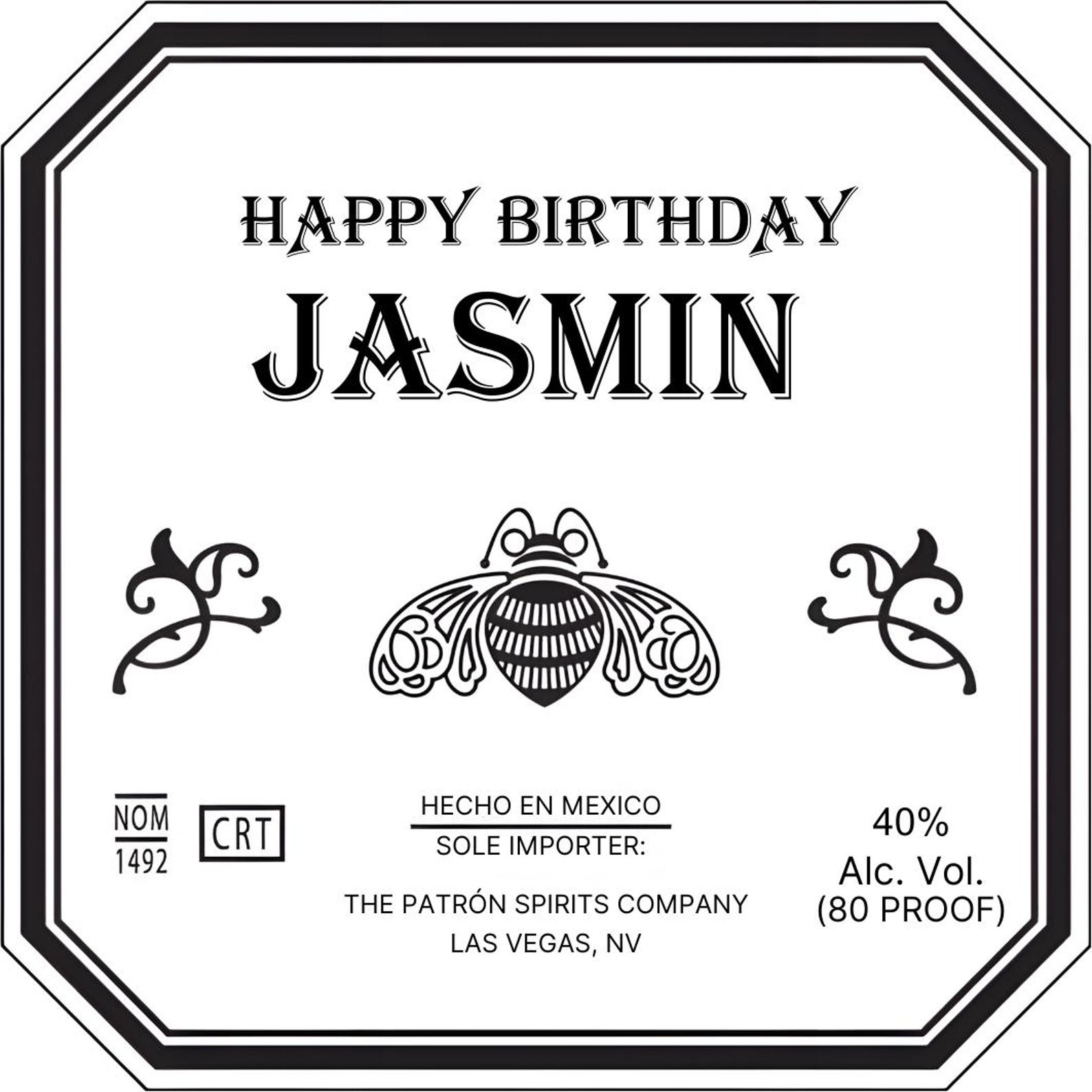Patron Label Canva Template Personalized Custom Digital Download - Etsy