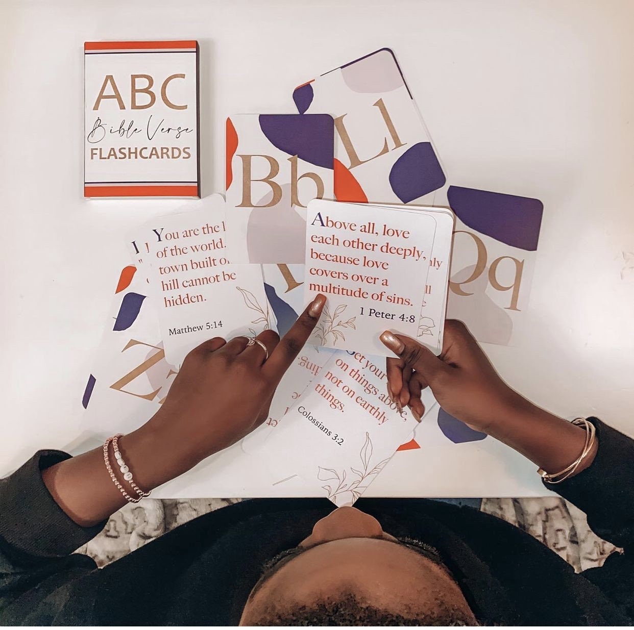 Alphabet Bible Verse Cards, ABC Scripture Flashcards, Children's Church ...