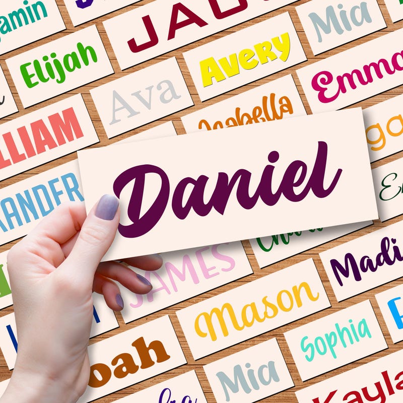 Custom Name Decal - Etsy