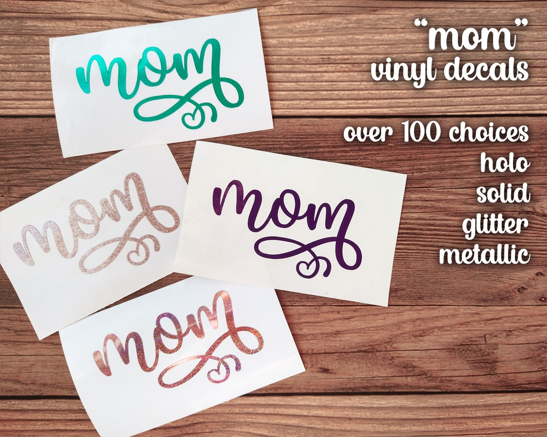 Pretty Mom Decal Make Gifts for Mom, Tumbler Decal, Car Decals, Water ...
