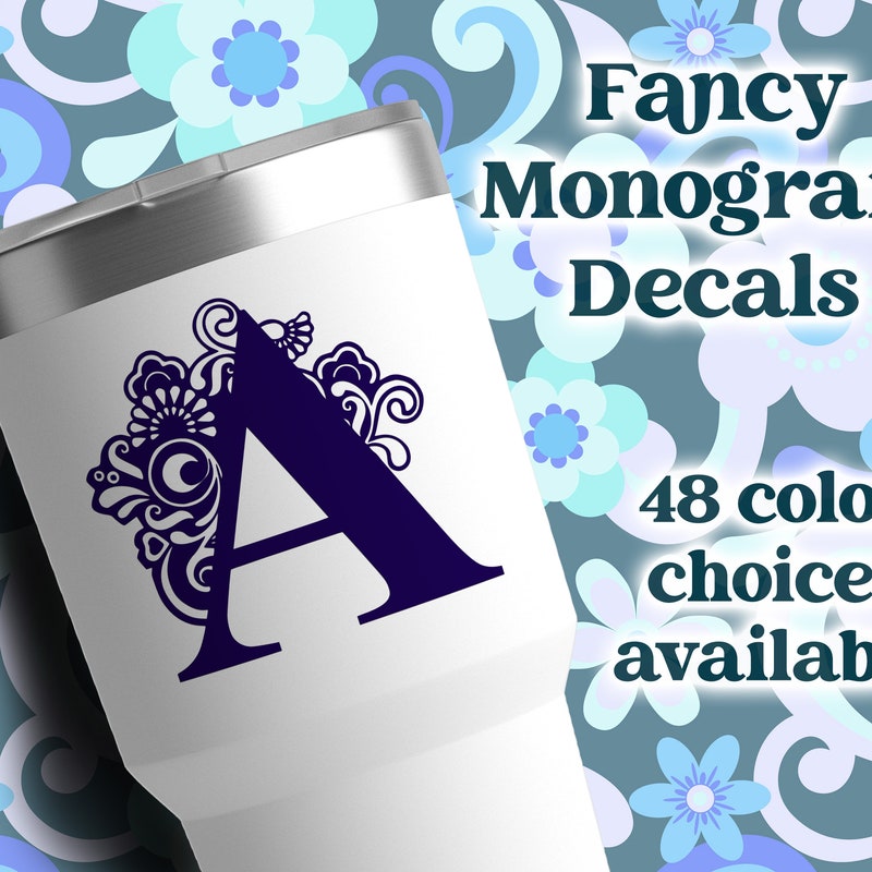 Initials Decal - Etsy