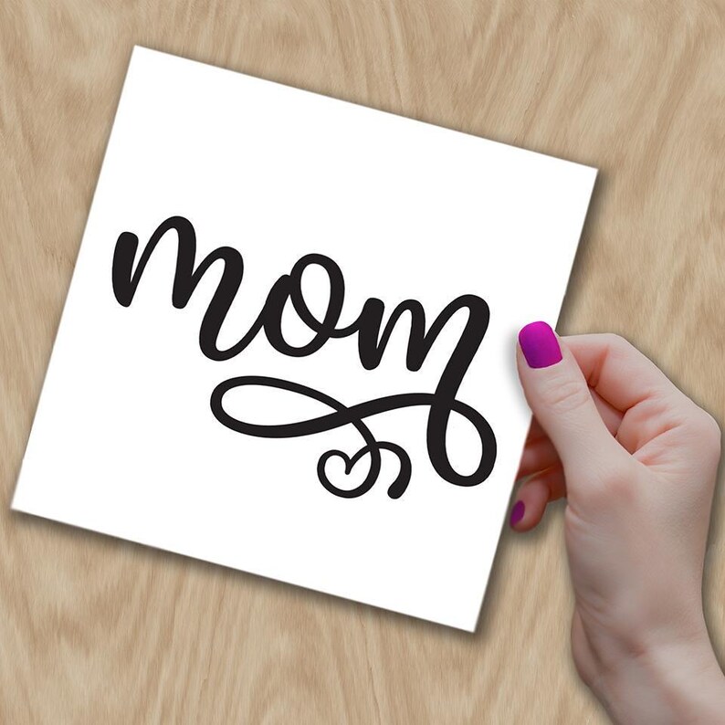 Personalized Mom Vinyl Decal: Custom Name Sticker for Tumbler, Car ...