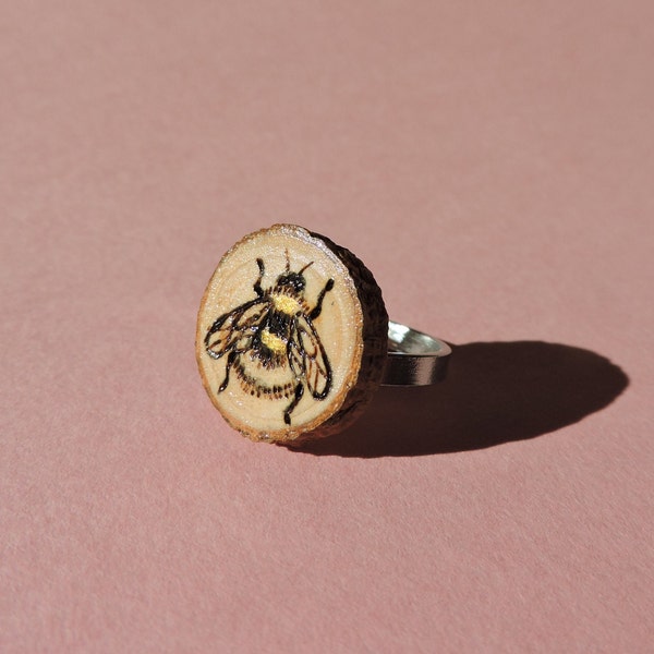 Pyrography Bee - Etsy