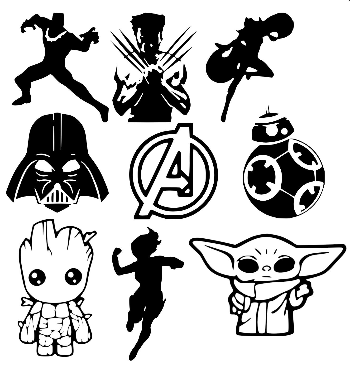 Marvel Table Number Vinyls. Wedding Table Numbers, Themed Wedding ...