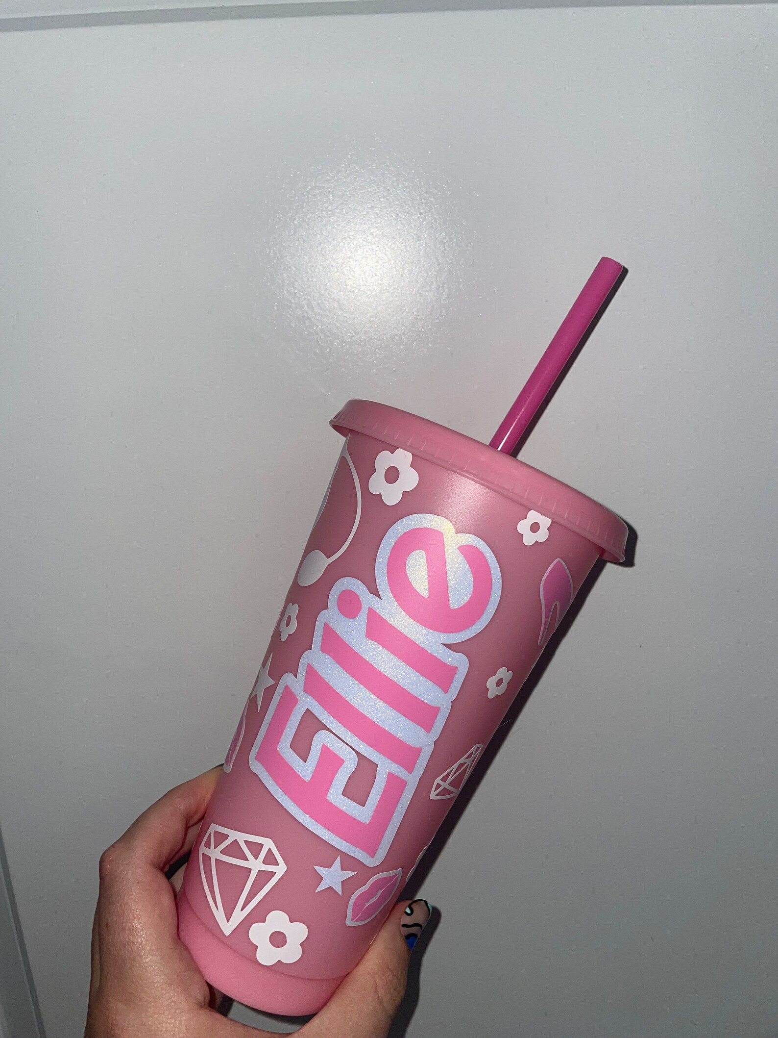 Barbie Inspired Drinking Cup. Barbie Movie Cup With Straw. Barbie Movie ...