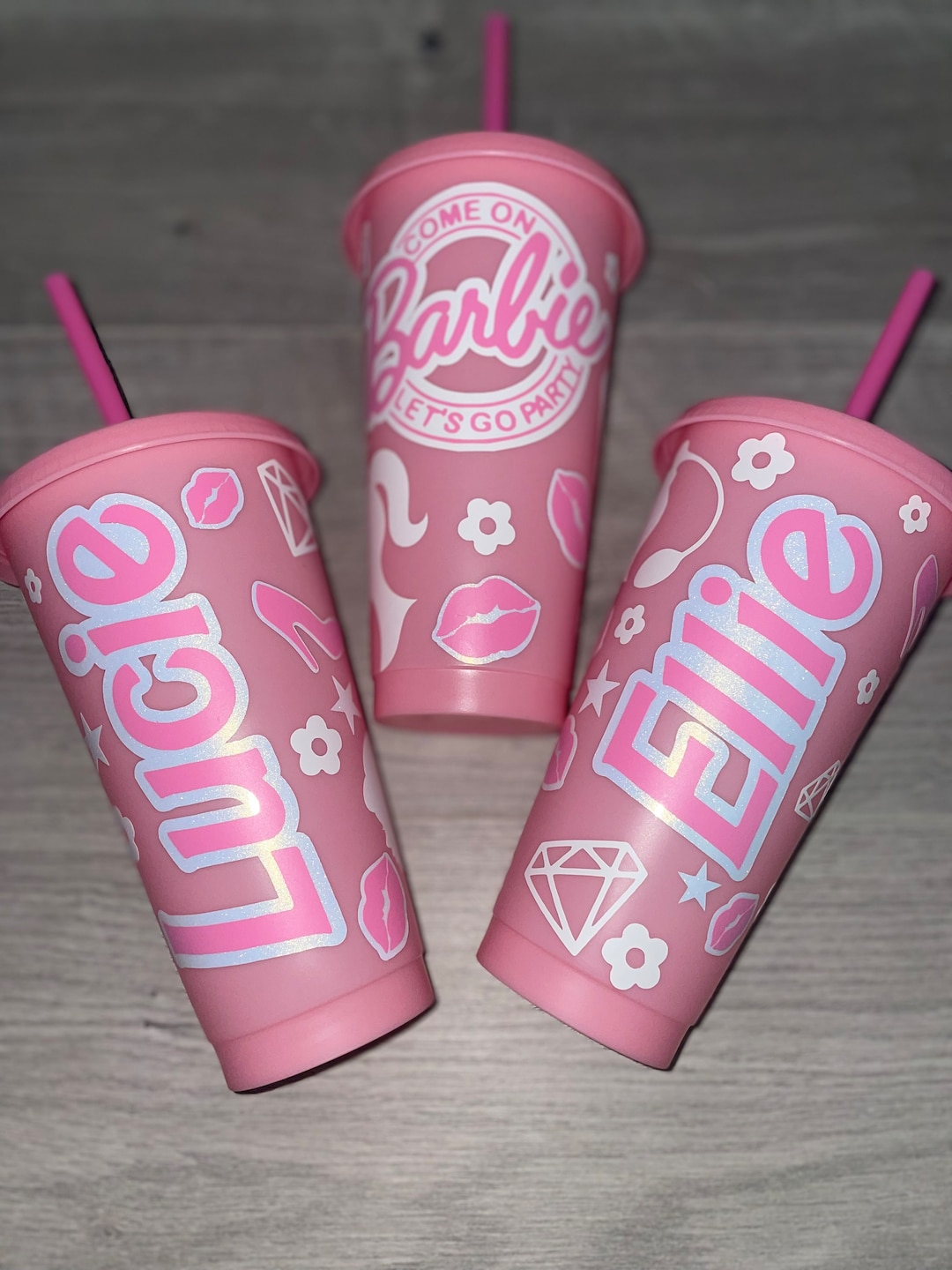 Barbie Inspired Drinking Cup. Barbie Movie Cup With Straw. Barbie Movie ...