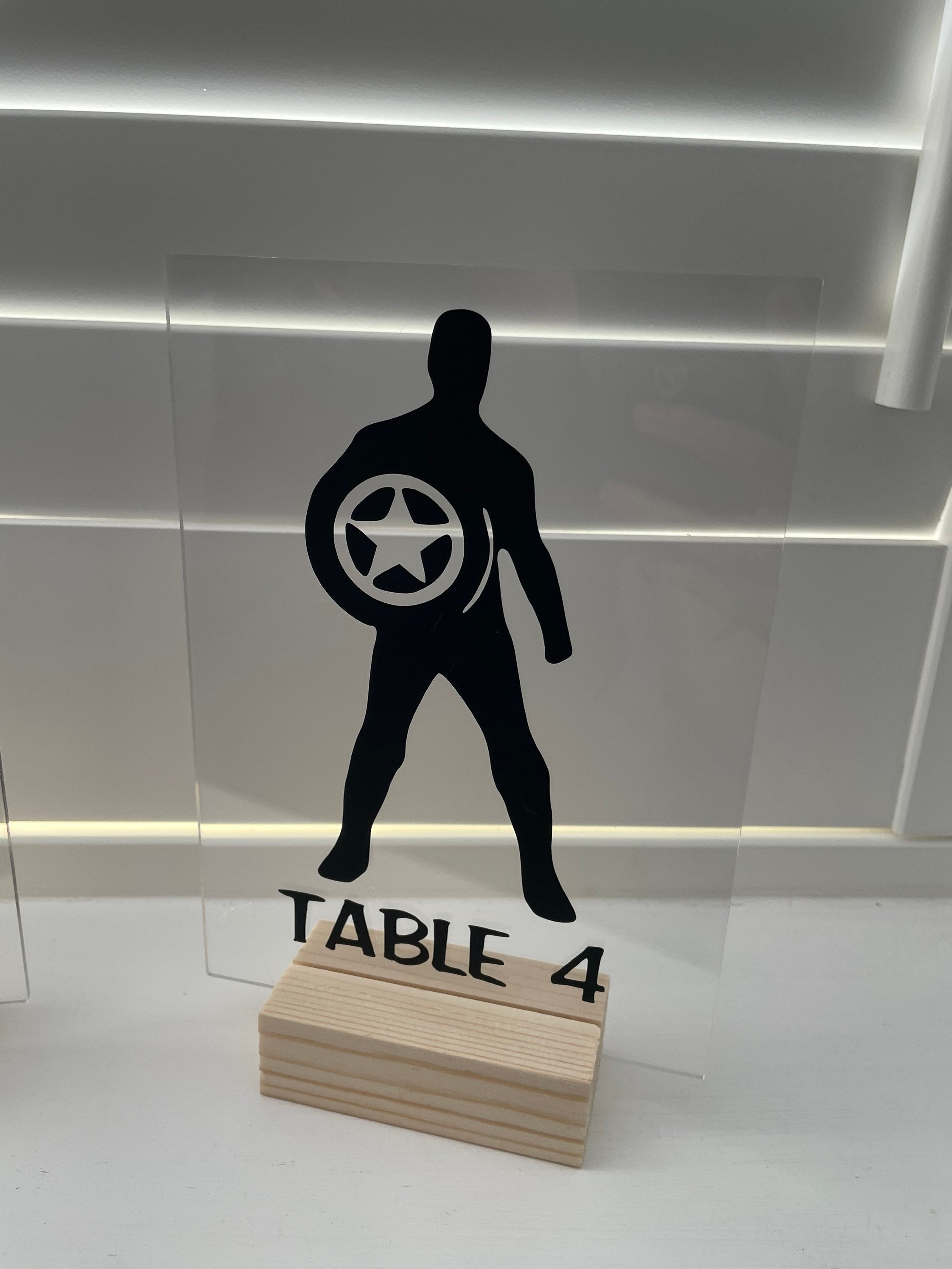 Marvel Table Number Vinyls. Wedding Table Numbers, Themed Wedding ...