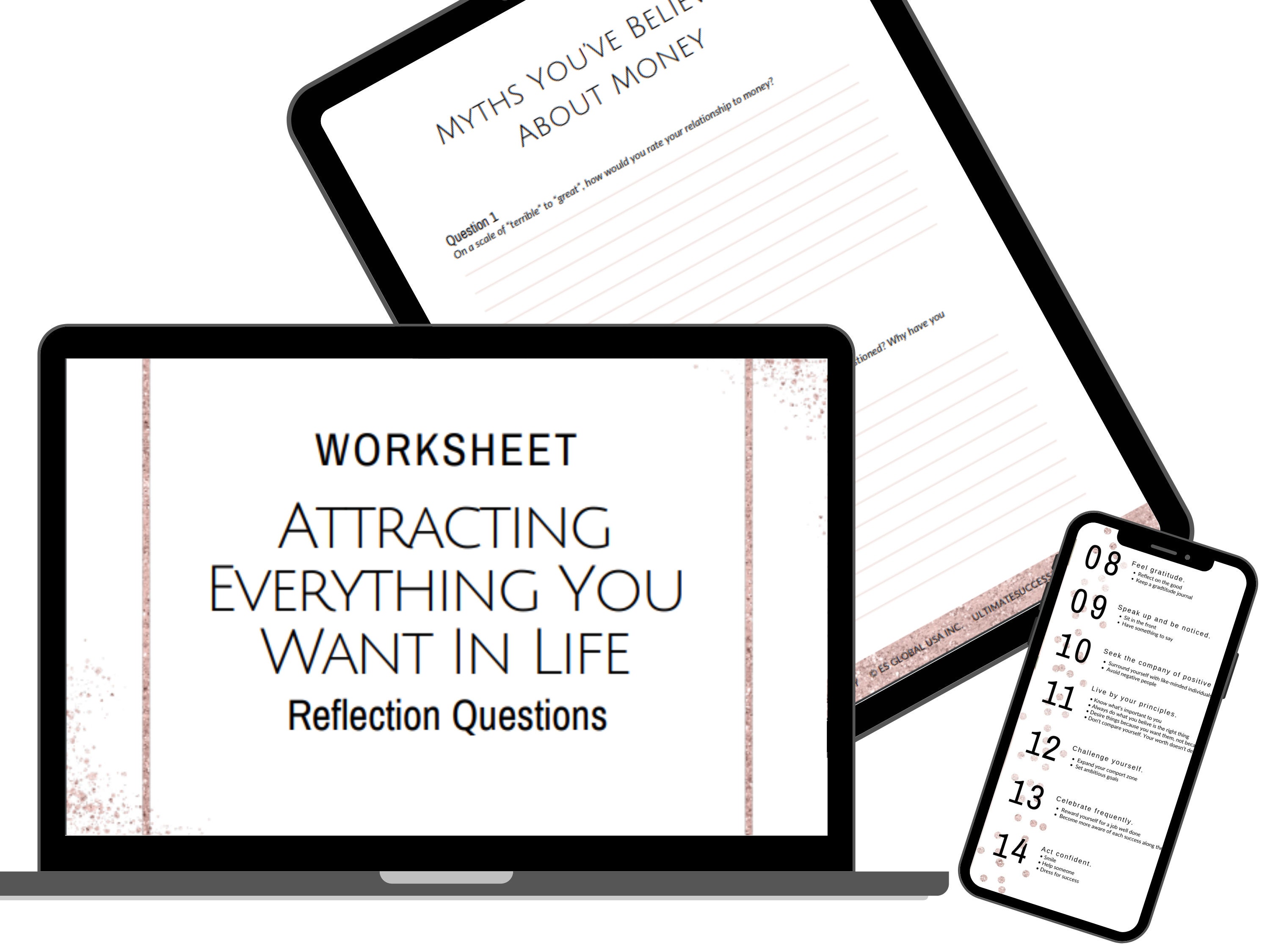 The Millionaire Mindset - Worksheet - Etsy