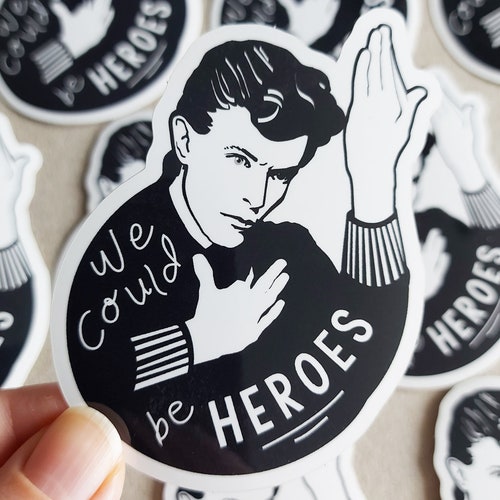 David Bowie Vinyl Sticker Arty Laptop Stickers Vinyl Decal - Etsy