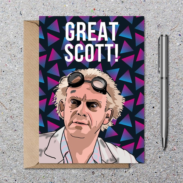 Back to the Future Birthday Card - Etsy