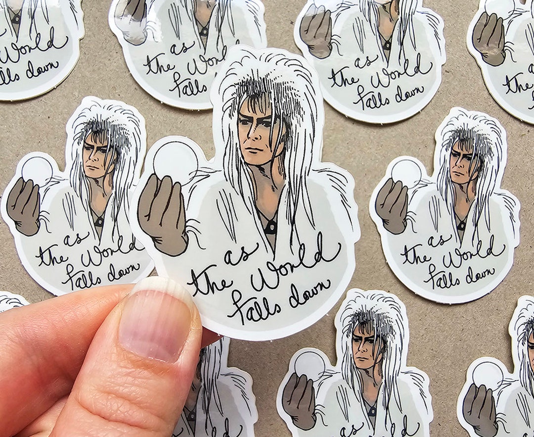 Labyrinth Jareth Vinyl Sticker, Laptop Stickers, Vinyl Decal, Vinyl ...