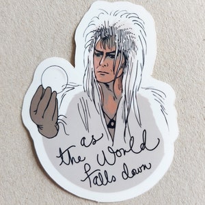 Labyrinth Jareth Vinyl Sticker, Laptop Stickers, Vinyl Decal, Vinyl ...