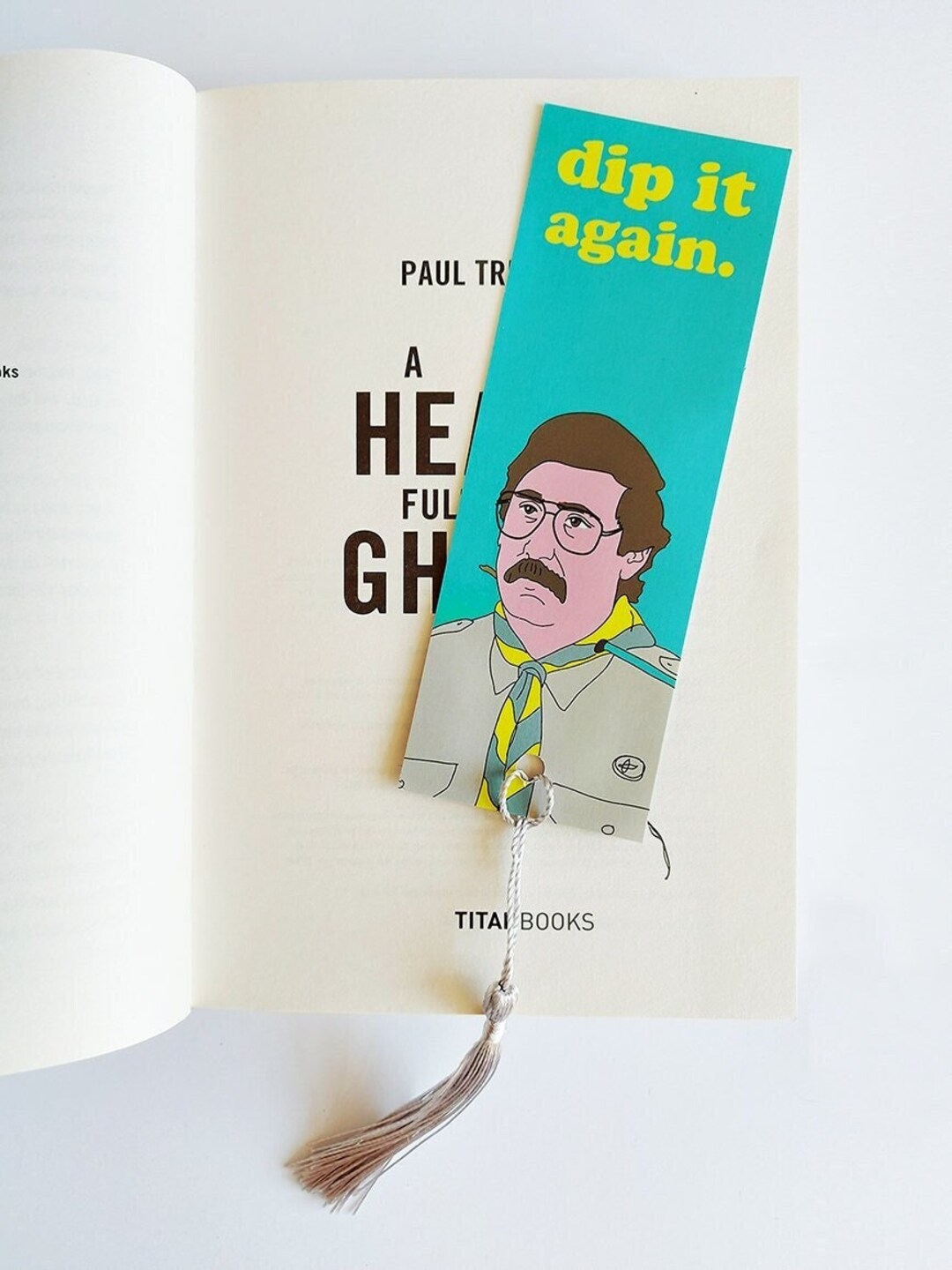 Pat Ghosts Bookmark, High Quality Card, Luxury Tassel, Book Lover Gift ...