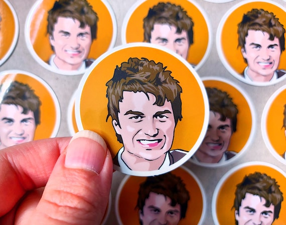 Joe Keery Vinyl Sticker Steve Harrington Actor Cute Laptop - Etsy