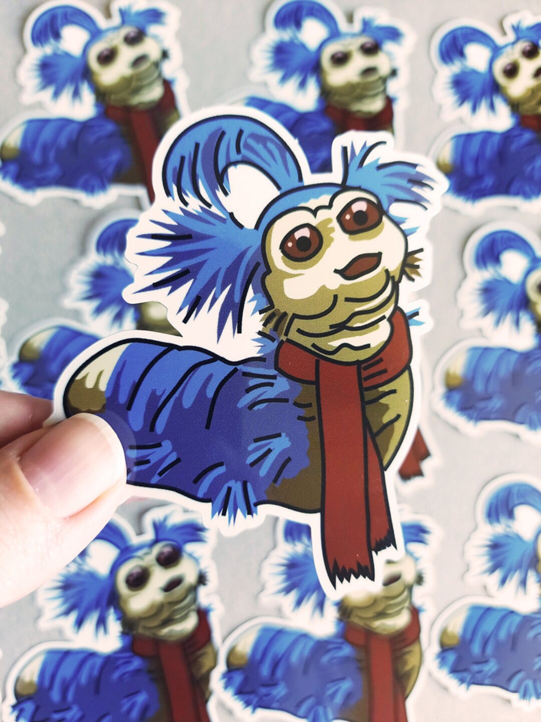 Labyrinth Worm Vinyl Sticker, Cute Laptop Stickers, Vinyl Decal, Vinyl ...