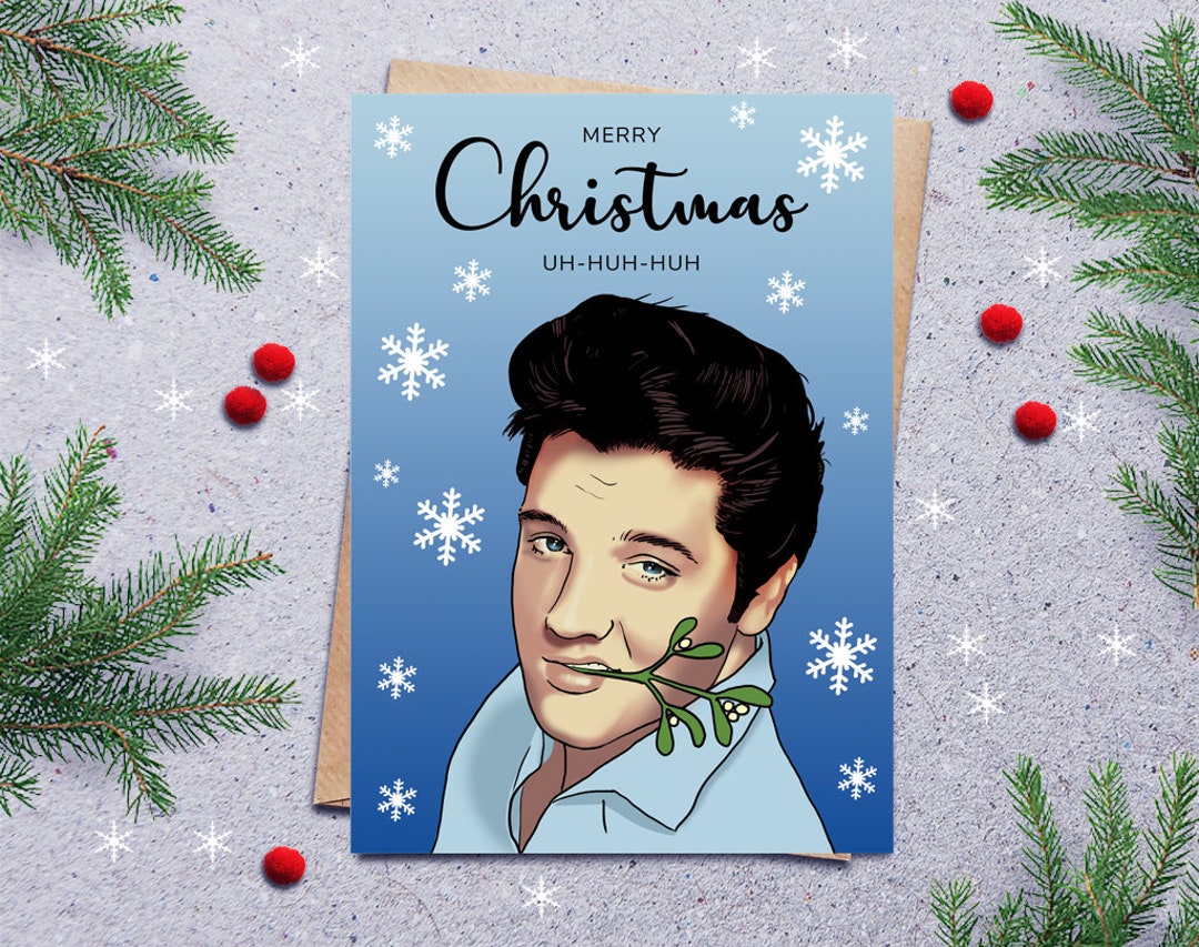 Elvis Christmas Cards, Handmade Luxury Christmas Cards With ...