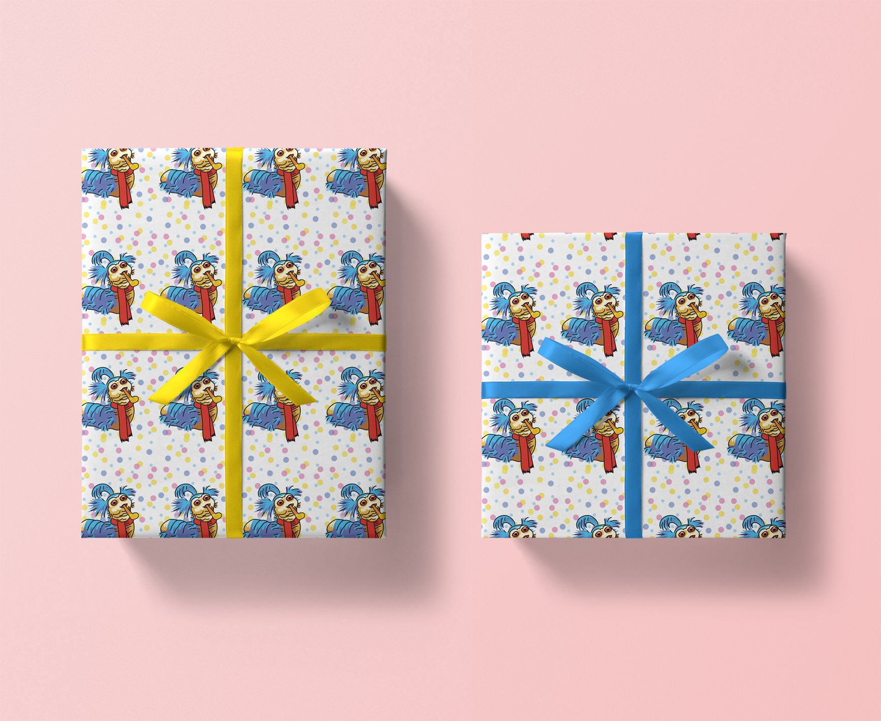 Labyrinth Wrapping Paper Labyrinth Gift Wrap & Tag Labyrinth - Etsy UK