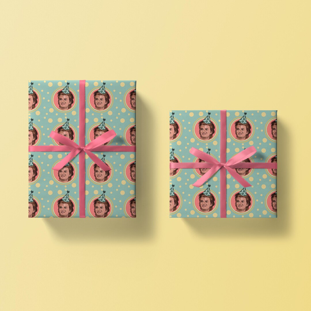 Joe Keery Wrapping Paper & Tag, Djo Fan Art, Thick, Quality Birthday ...