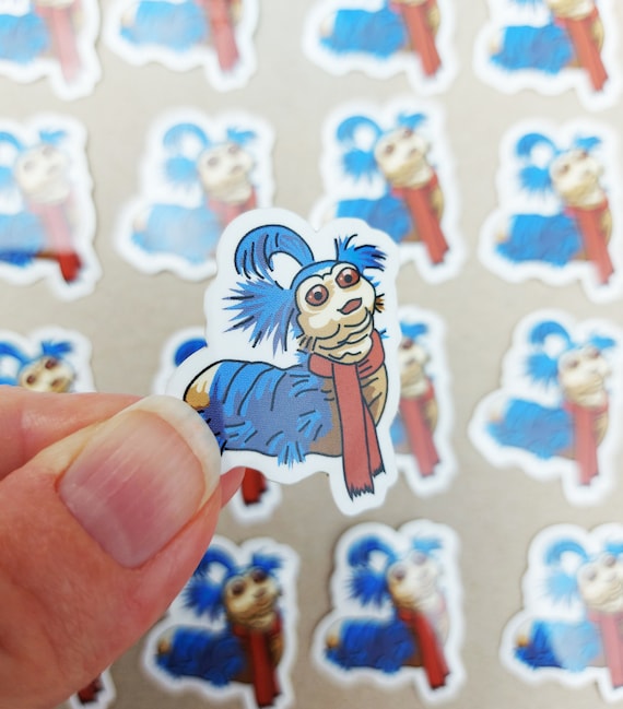 Small Labyrinth Worm Vinyl Sticker Cute Laptop Stickers - Etsy