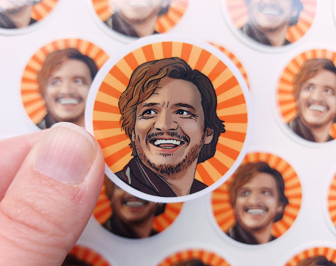 Pedro Pascal Vinyl Sticker, Laptop Stickers, Vinyl Decal Stickers Car ...