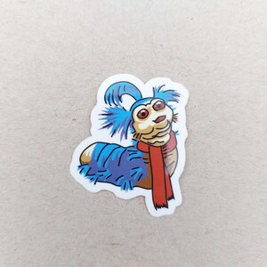 Small Labyrinth Worm Vinyl Sticker, Cute Laptop Stickers, Vinyl Decal ...