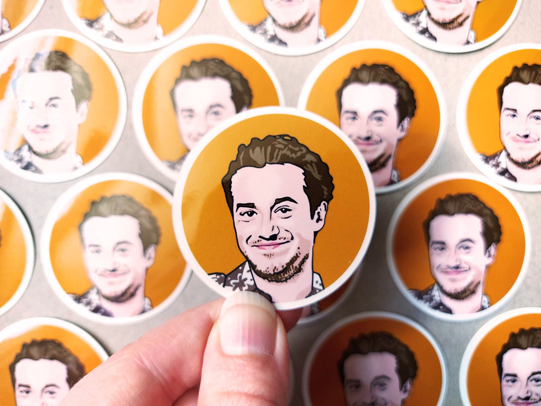 Joseph Quinn Vinyl Sticker, Eddie Munson Actor, Cute Laptop Stickers ...