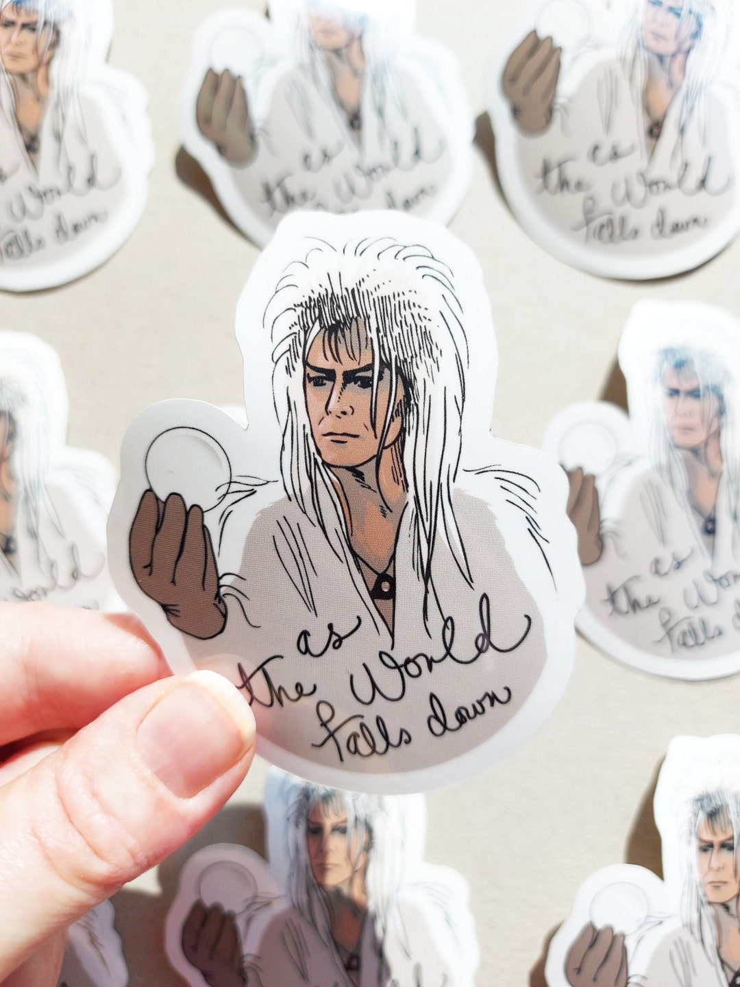 Labyrinth Jareth Vinyl Sticker, Laptop Stickers, Vinyl Decal, Vinyl ...