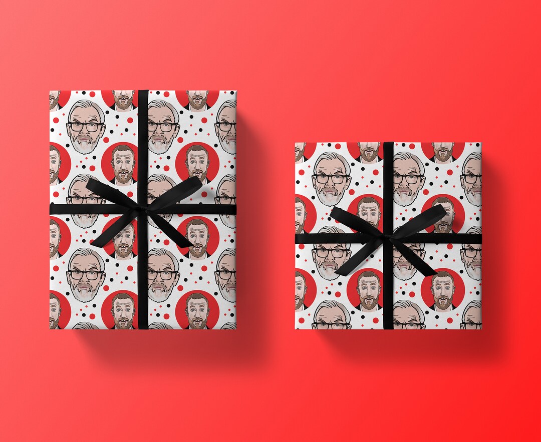 Greg Davies / Alex Horne Wrapping Paper, Taskmaster Gift Wrap & Tag ...