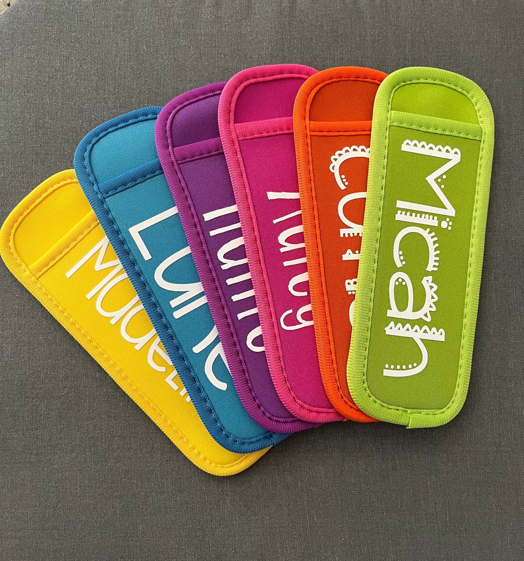 Custom Ice Pop Sleeve - End of Year Gift - Summer Gift - Ice Pop Holder ...