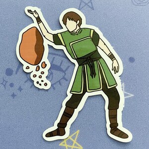 BTS as ATLA Benders Die Cut Stickers | Matte, Waterproof, Laptop ...